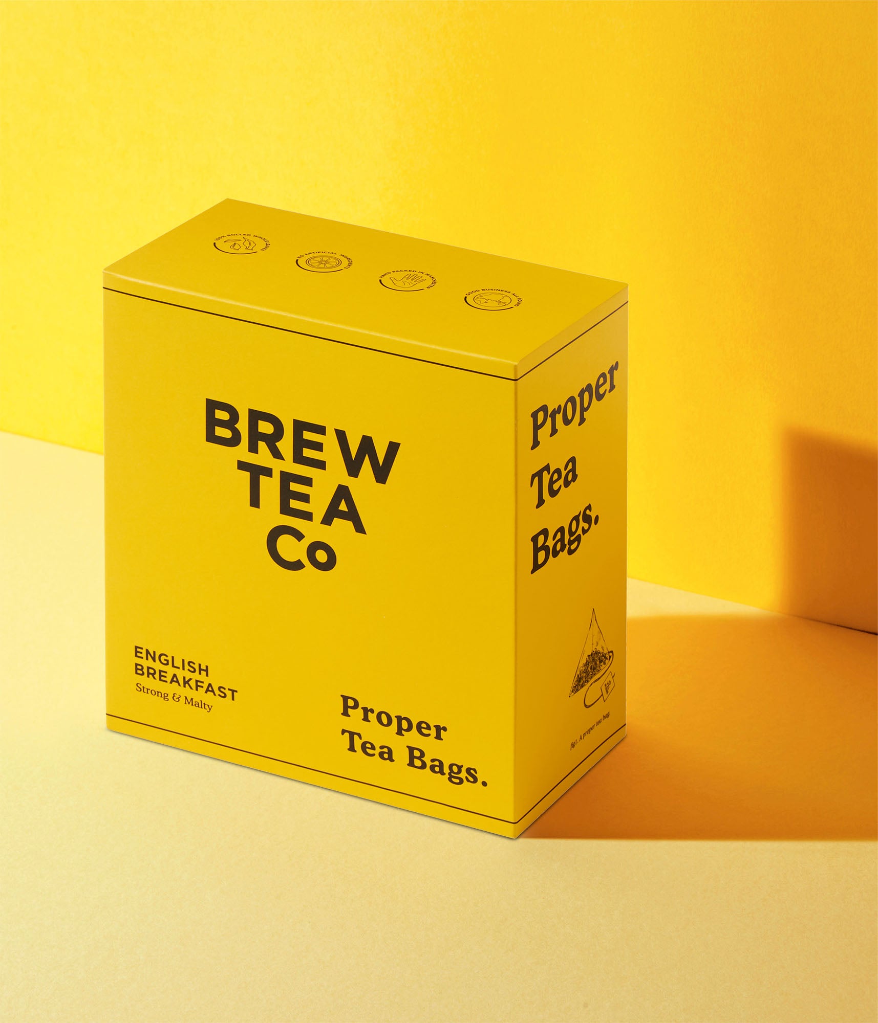 Brew Tea Co - English Breakfast, 100 Tea Bags - Bella Barista